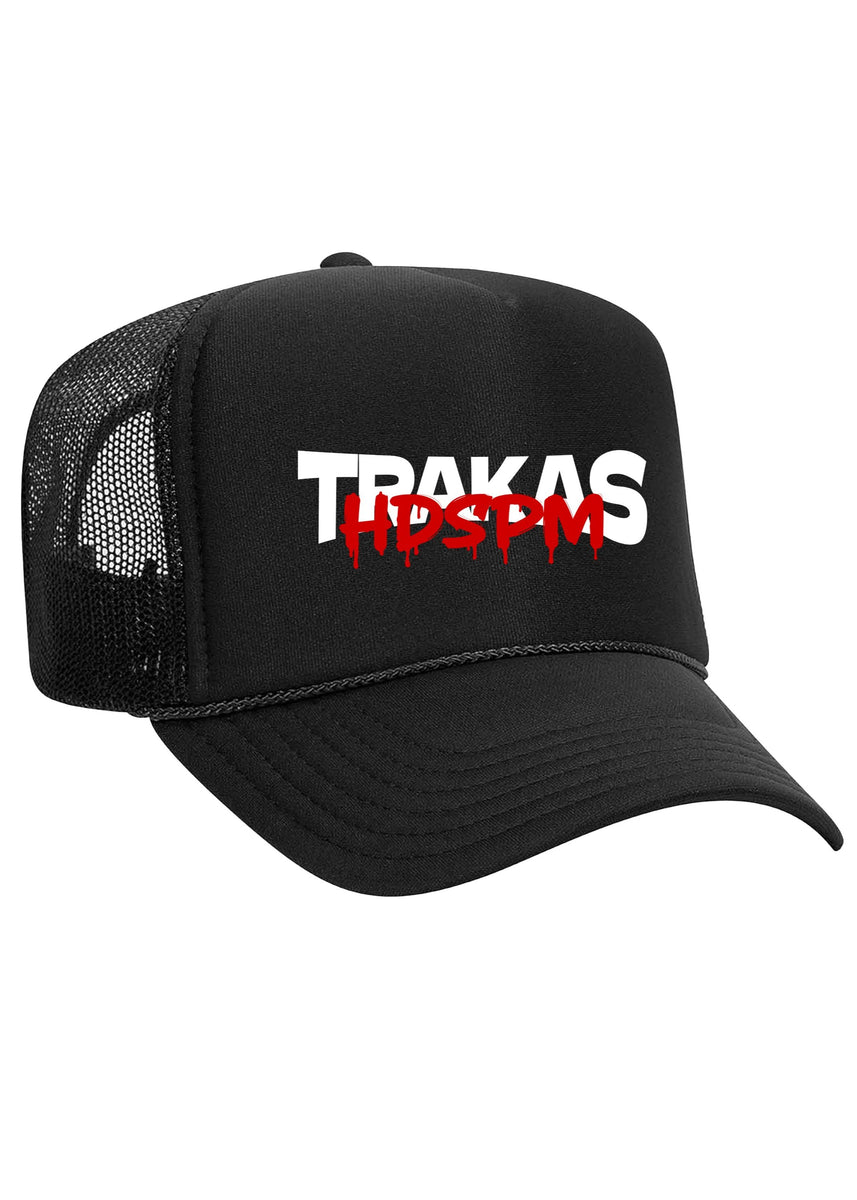 TRAKAS HDSPM TRUCKER HAT (BLACK) – Guariz Brand