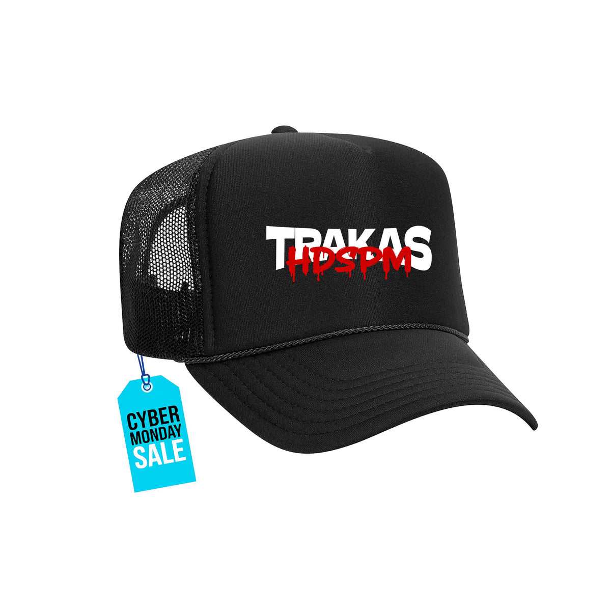 TRAKAS HDSPM TRUCKER HAT (BLACK) – Guariz Brand