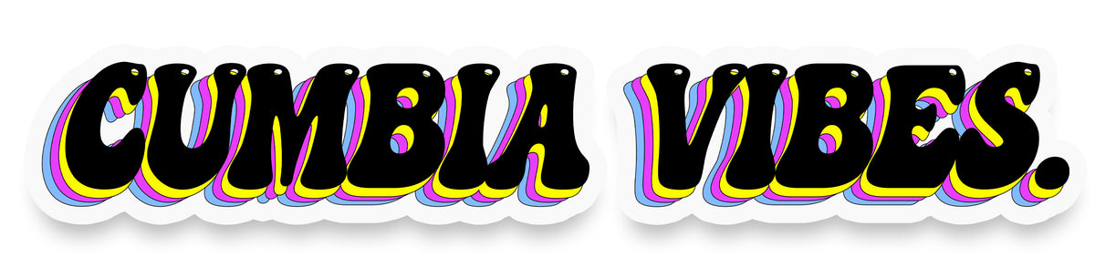 CUMBIA VIBES. STICKER – Guariz Brand